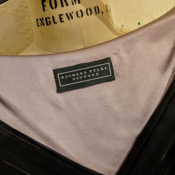 Richard Tyler | Dresses | Vintage Richard Tyler Couture Pleated Dress ...